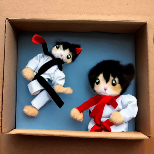 karate kittens in a box | Stable Diffusion | OpenArt