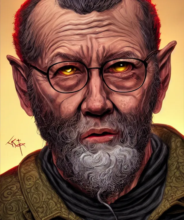 a close up portrait of an old bearded harry potter, | Stable Diffusion ...