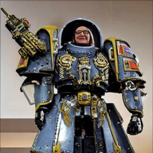 a photo of François Hollande in a Warhammer 40K | Stable Diffusion ...