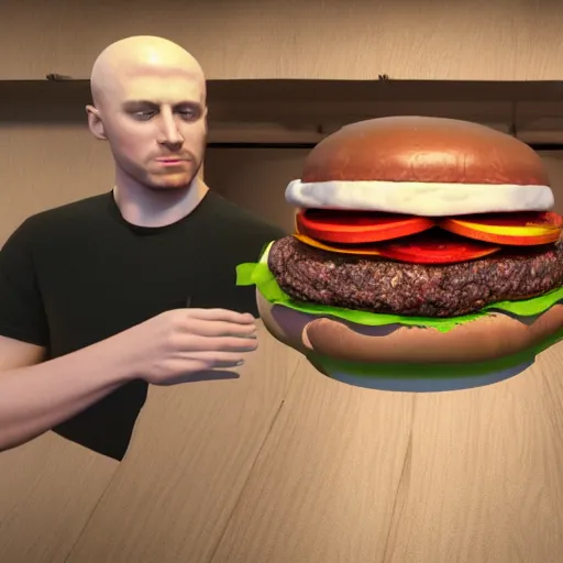 humanburger, 8k ultra realistic, award winning, unreal | Stable ...
