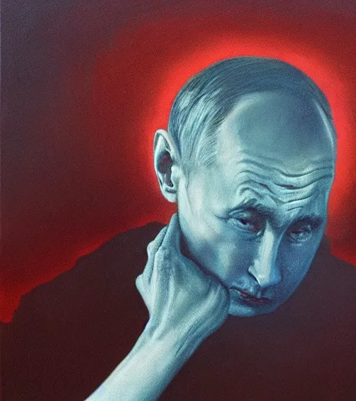 Painting In A Style Of Beksinski Featuring Vladimir Stable Diffusion painting-in-a-style-of-beksinski-featuring-vladimir-stable-diffusion