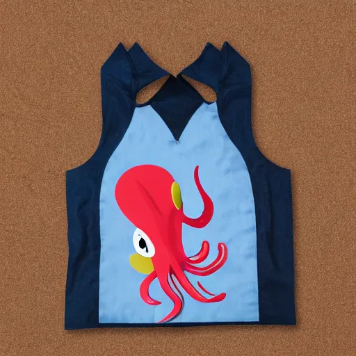 Emotional support squid in a animal vest, 8k photo, | Stable Diffusion ...