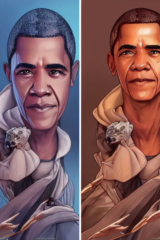 saint obama, realistic, sketch and art by jacqueline | Stable Diffusion ...