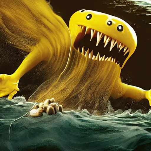 the ghastly amorphous radioactive and mutated plastic | Stable Diffusion