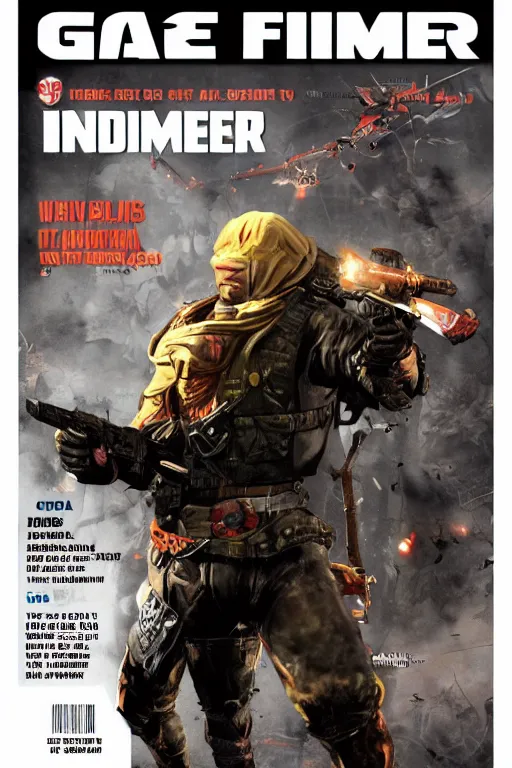 a scan of the cover of a game informer magazine | Stable Diffusion ...