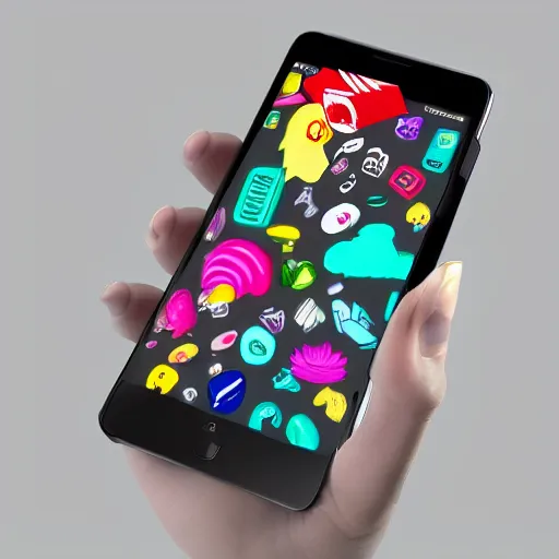 maximalist mobile phone, product ad | Stable Diffusion | OpenArt