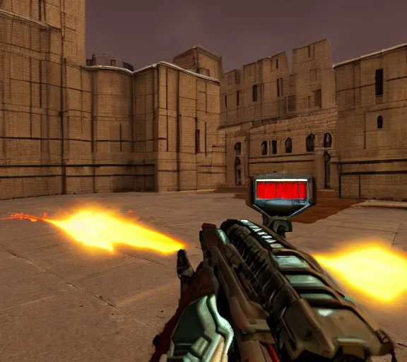 Screenshot of video game doom in city london England | Stable Diffusion | OpenArt