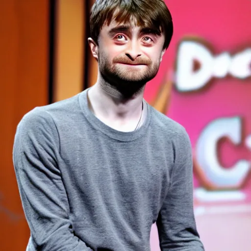 daniel radcliffe as a banana posing on a stage, ultra | Stable ...