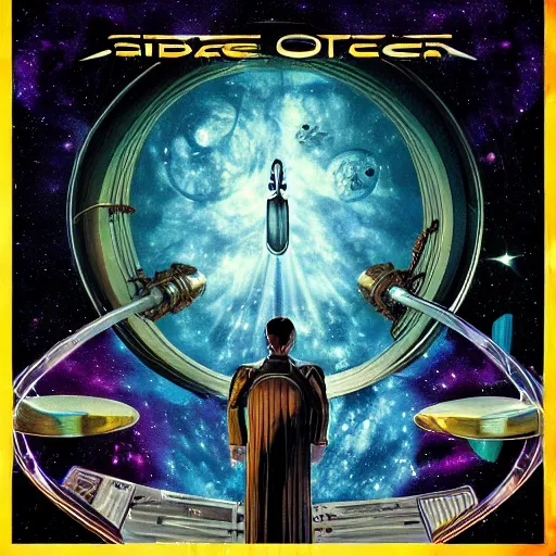 pipe organ space opera album cover, style of michael | Stable Diffusion | OpenArt