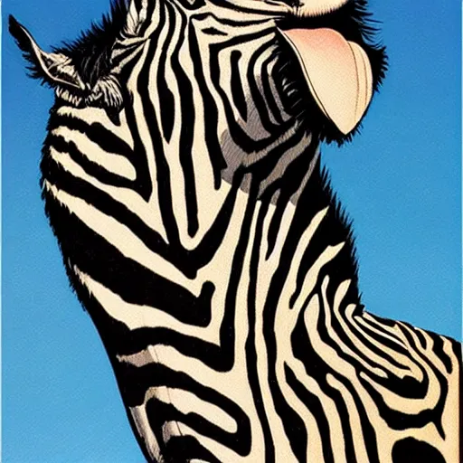 laughing zebra. art by clyde caldwell | Stable Diffusion | OpenArt
