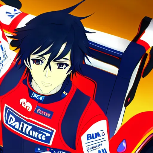 Fernando Alonso as an anime character, 8k detailed, | Stable Diffusion ...