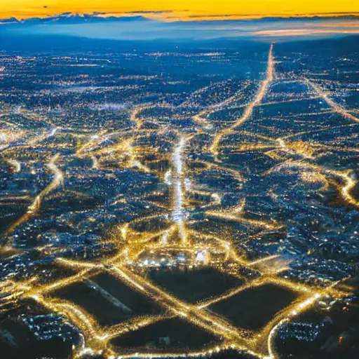 Aerial View of Heavenly Beautiful Scenery with ornate | Stable ...