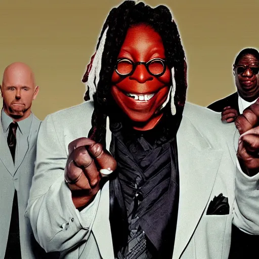 whoopi goldberg's austin powers stone cold steven | Stable Diffusion