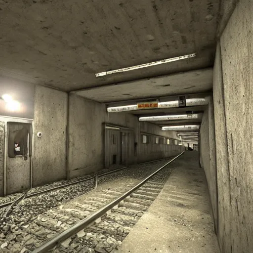 I find with the local boys a small bunker with a door. | Stable Diffusion