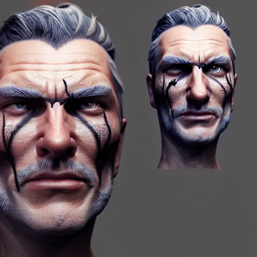 3 d render of a man with thick cobwebs!!!!! all over | Stable Diffusion ...