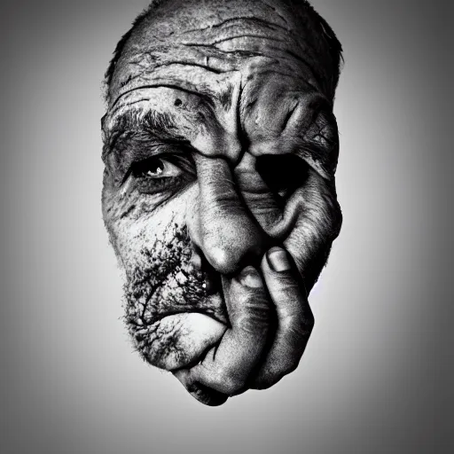 photograph of a face made of hands | Stable Diffusion | OpenArt