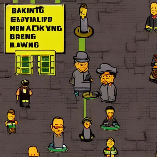 Breaking Bad PS1 videogame | Stable Diffusion