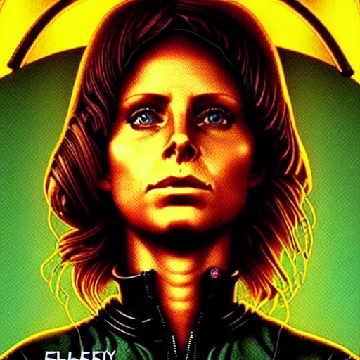 Madison Ivy as Ellen Ripley in Ridley Scott's Alien | Stable Diffusion