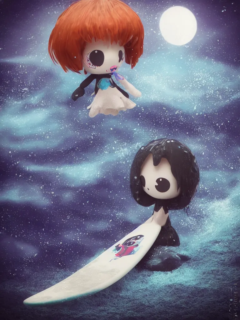 cute fumo plush gothic maiden alien girl riding on a | Stable Diffusion ...