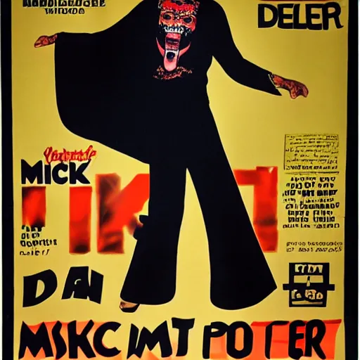 mick jagger standing on a podium wearing a voodoo hat | Stable ...