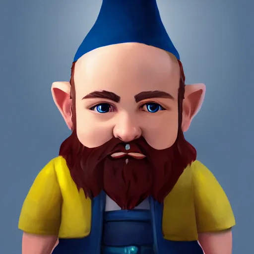 Portrait of a gnome called Eldon, who is a young | Stable Diffusion ...