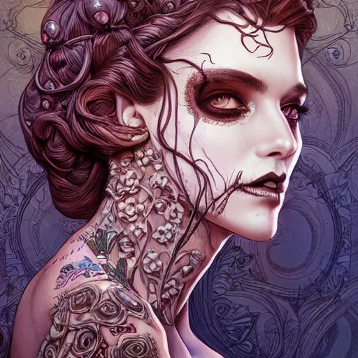 a beautiful detailed front view portrait of a corpse | Stable Diffusion ...