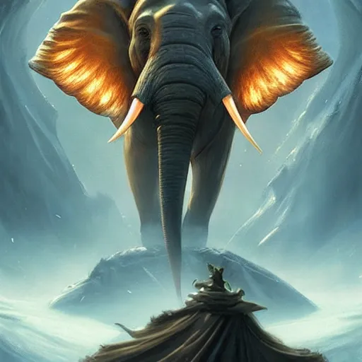 Anthropomorphized Elephant casting epic world spell, | Stable Diffusion ...