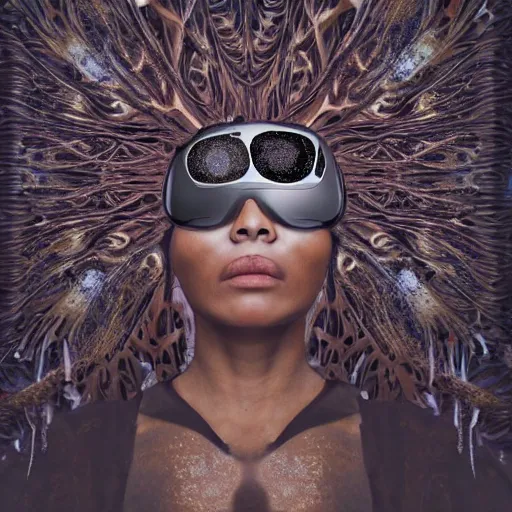 movie portrait of a third eye virtual reality headset | Stable ...