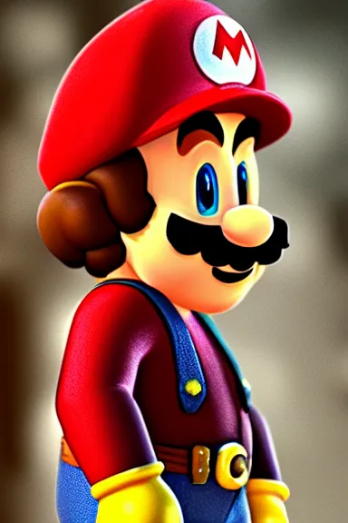 waluigi from the super mario series oil painting and | Stable Diffusion ...