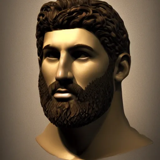 ancient greek god portrait, artstation, neon render. | Stable Diffusion ...