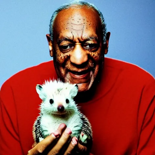 a photograph of comedian bill cosby holding a baby | Stable Diffusion ...