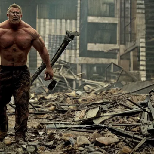 excessively muscular, very muscular, very buff, very | Stable Diffusion