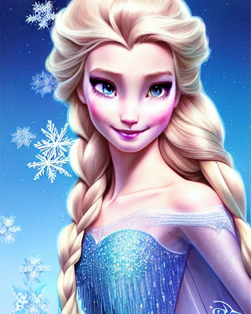 ' princess elsa ', beautiful shadowing, 3 d shadowing, | Stable ...