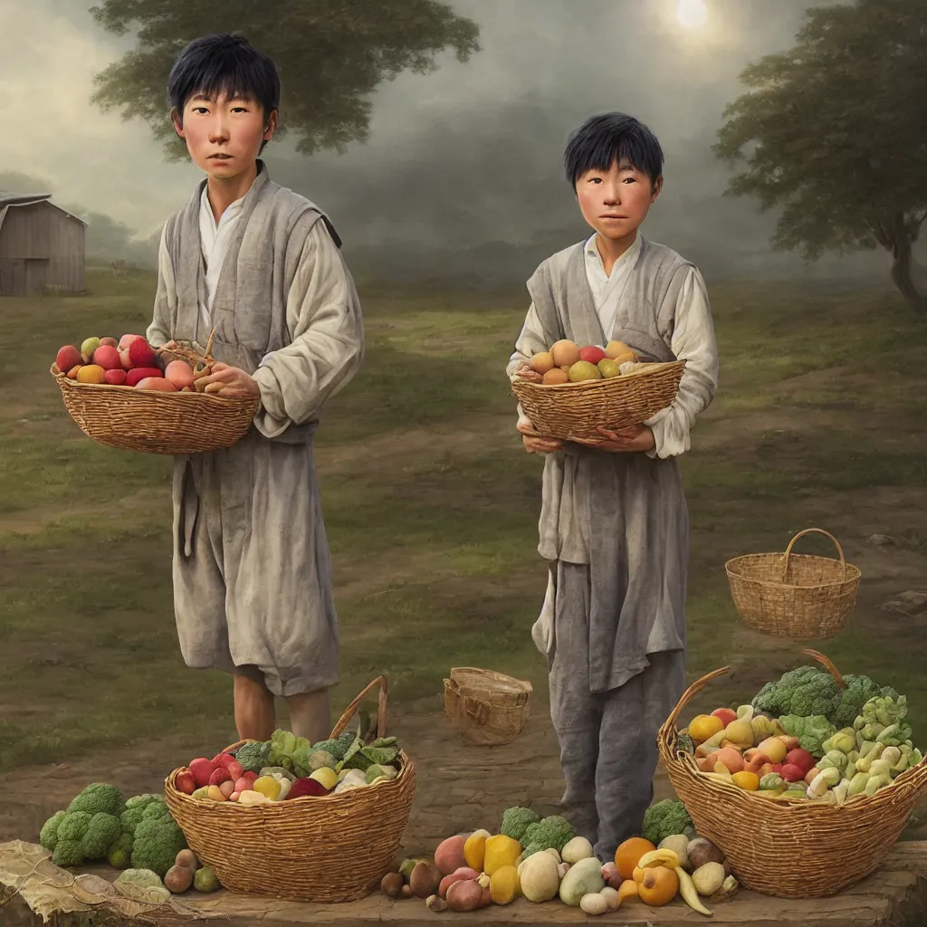 medium wide portrait of a young Japanese boy with | Stable Diffusion ...