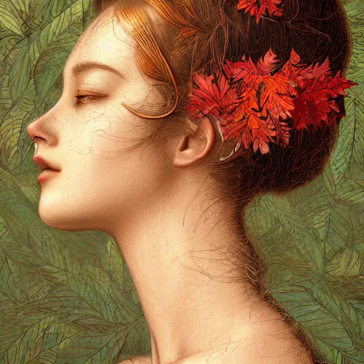 the profile portrait of an extremely beautiful, | Stable Diffusion ...