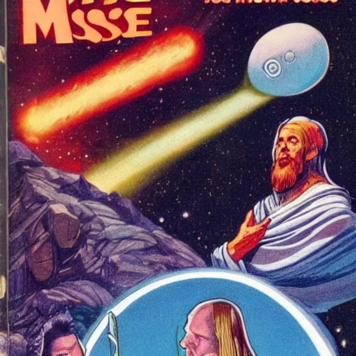 the story of Moses, pulp sci-fi art, space opera | Stable Diffusion ...