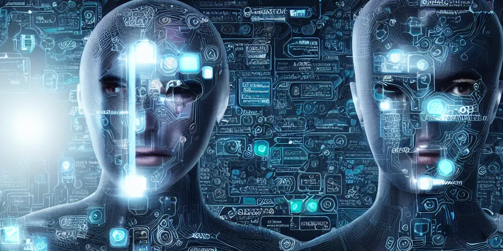 ex machina ai artificial intelligence android, clear | Stable Diffusion