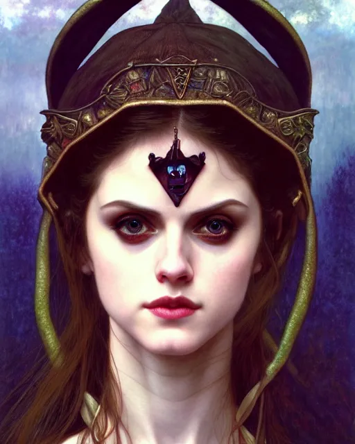 portrait of beautiful cute young alexandra daddario as | Stable Diffusion