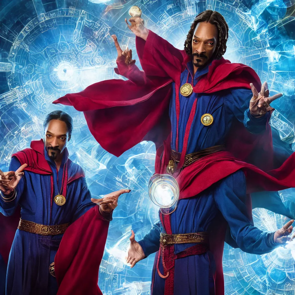 snoop dogg as doctor strange, marvel cinematic | Stable Diffusion | OpenArt
