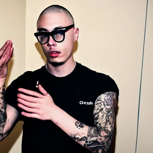 anthony fantano praying to a picture of playboi carti | Stable ...