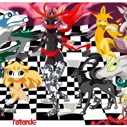 racing fantasy animals, anime style | Stable Diffusion | OpenArt