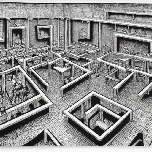 painting of software recursion by mc escher and van | Stable Diffusion | OpenArt