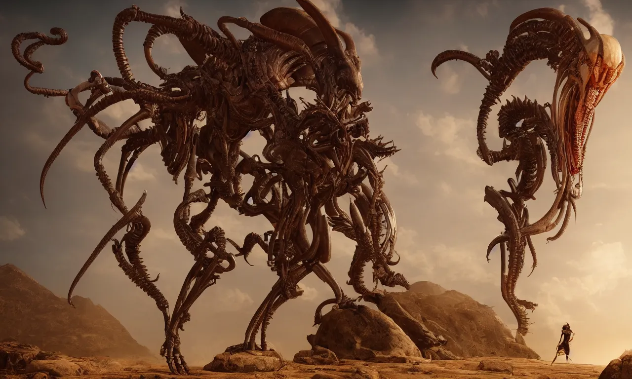 an epic fantasy photograhy of a big sphinx with a | Stable Diffusion ...