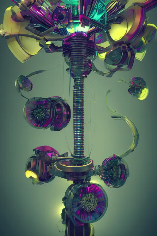 a portrait of a mechanical flower, octane 3 d, octane | Stable Diffusion | OpenArt