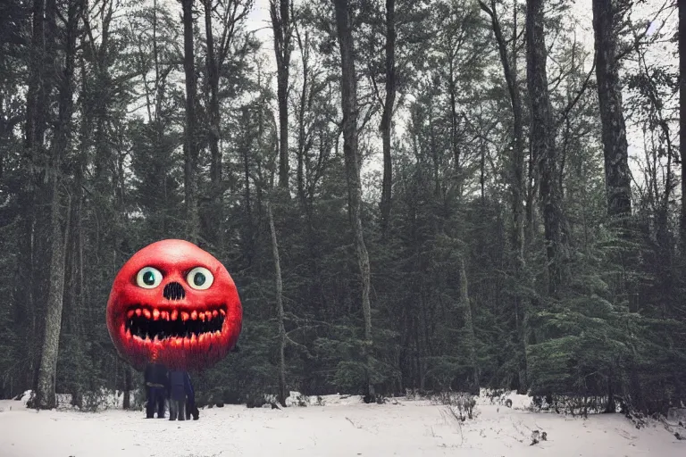 a scary man staring at you with a creepy smile showing | Stable Diffusion