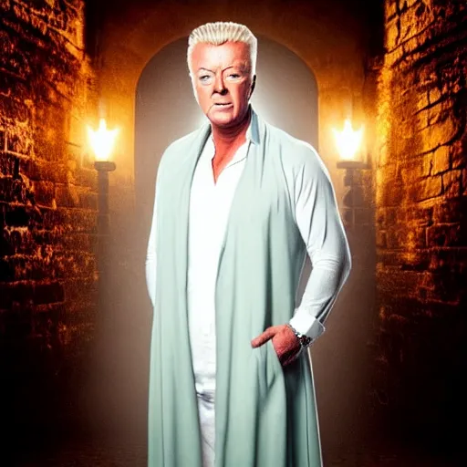 Derek Acorah as a ghost on Most Haunted | Stable Diffusion | OpenArt