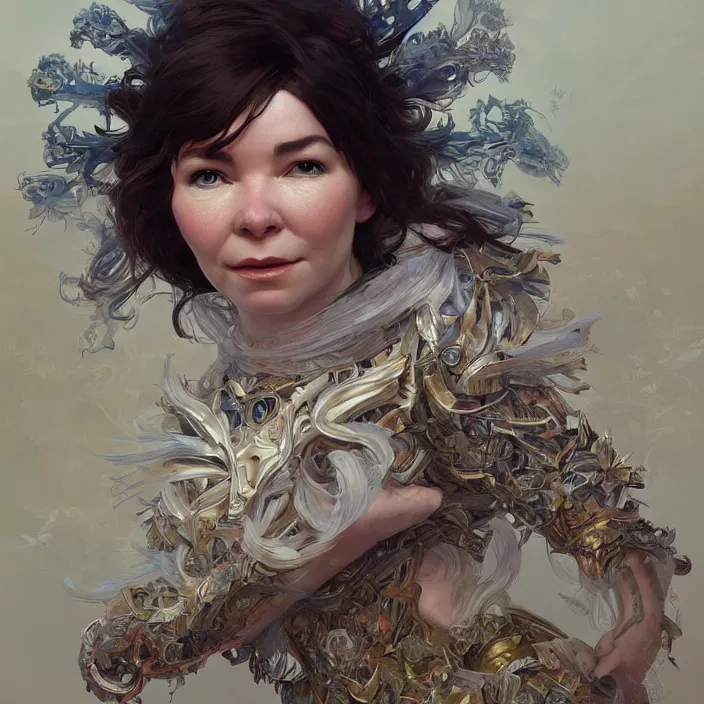 bjork, intricate, highly detailed, digital painting, | Stable Diffusion ...