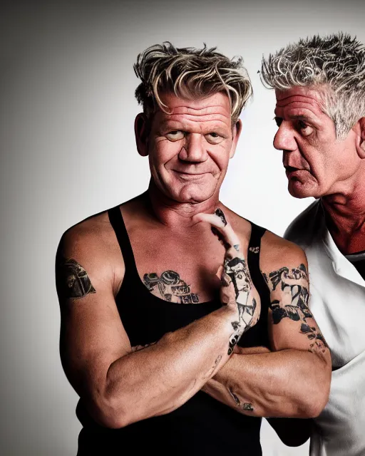 35mm macro photograph Beautiful Gordon Ramsay and | Stable Diffusion ...