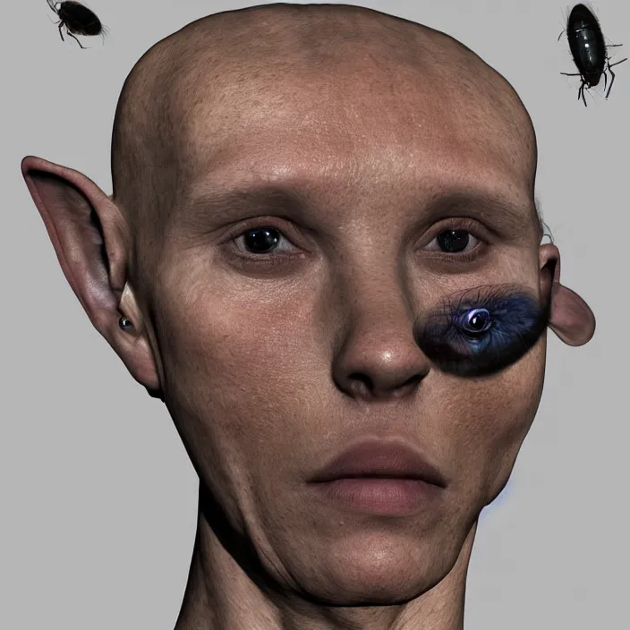photorealistic hybrid of human and a fly | Stable Diffusion | OpenArt