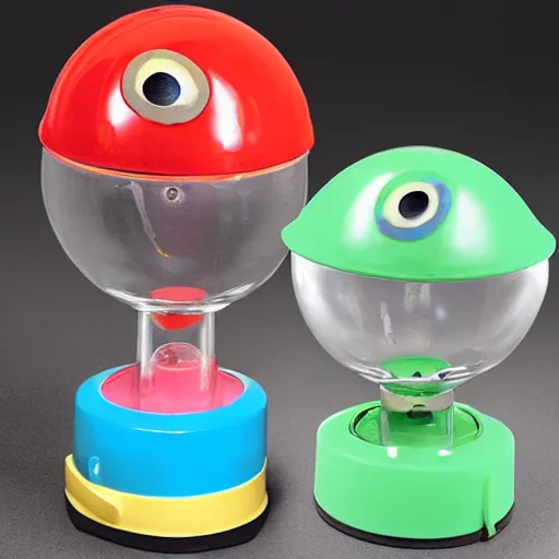 eyeball dispenser shaped like a gumball machine | Stable Diffusion ...